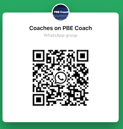 PBEC WhatsApp Group QR Code